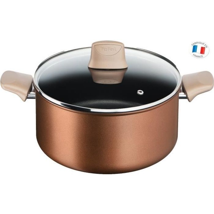 TEFAL G2544602 Faitout 24 cm ECO-RESPECT - antiadhésive - Tous feux dont induction - - Cdiscount ...