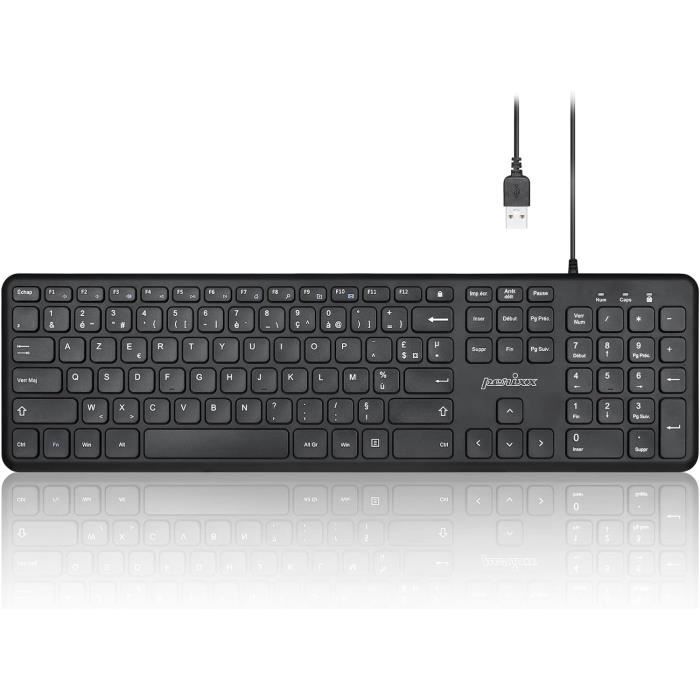 Periboard-210, Clavier Azerty, Usb Filaire De Taille Standard \U2013 ...