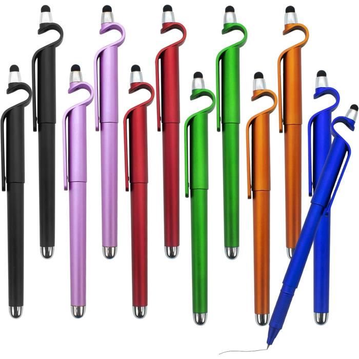 12Pcs Stylet Tablette, Tactile Ecran Stylus Pen Portables Couleur Grand ...