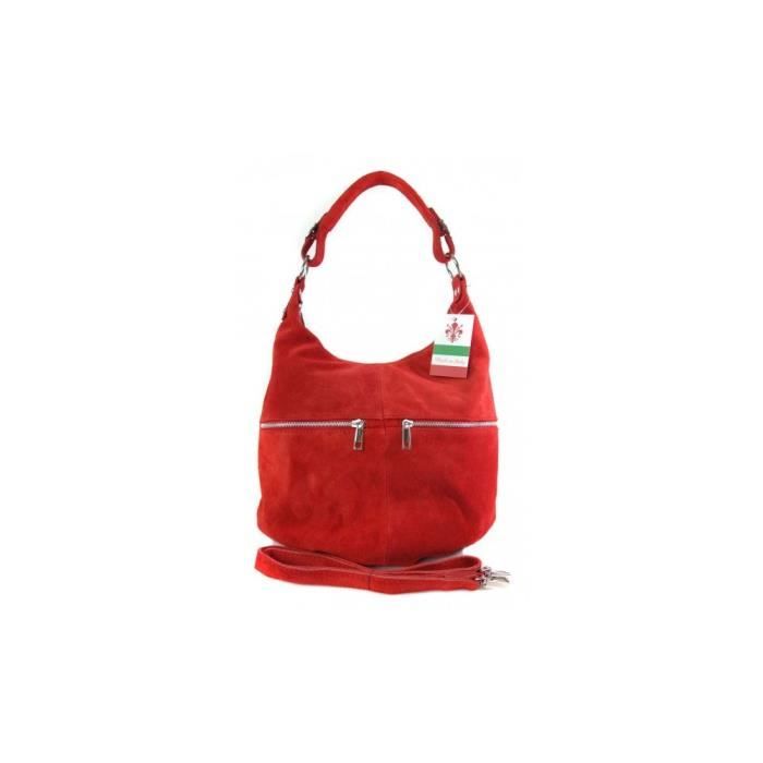 Sac VERA PELLE W345R Bordeaux - Femme/Adulte - Cdiscount Jardin