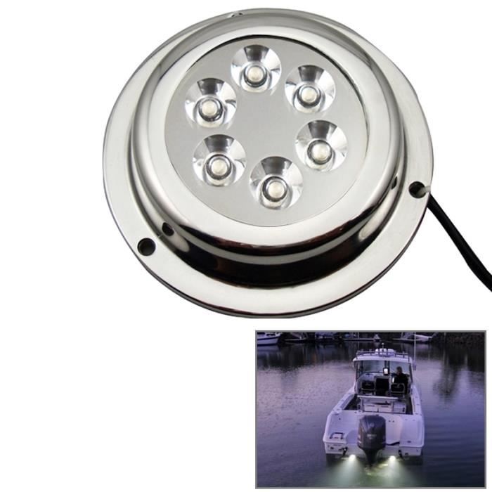 Projecteur LED étanche 12W lumière blanche 6500-7500K lumières sous ...