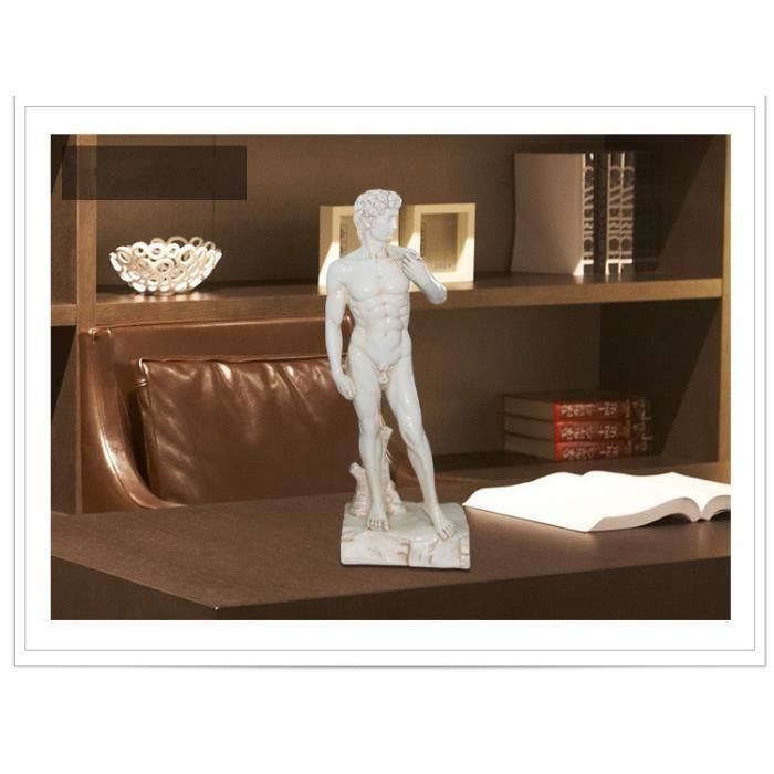 STATUETTE,Retro White 24cm--Statue de David, 24CM, Sculpture'art ...