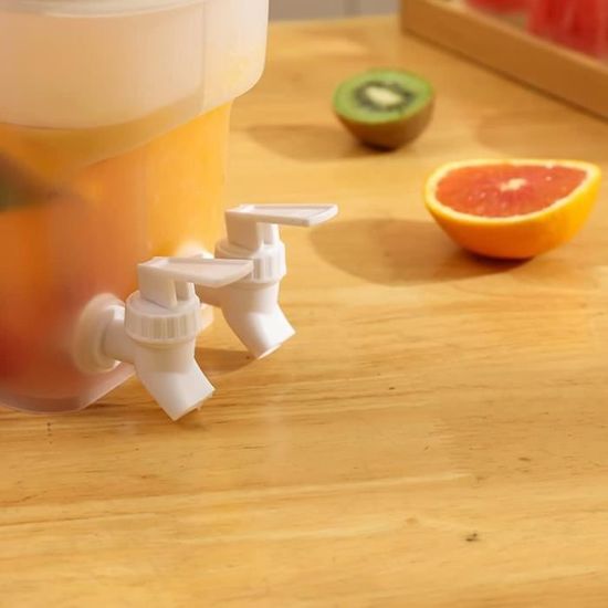 Distributeur de Boissons avec Double Robinet de 3,5 L - Récipient pour ...