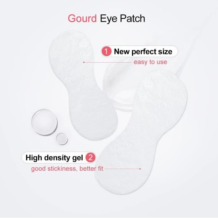 50 Paire Patchs Pour Extensions De Cils Gel Patch De Cils Gel Patch Non ...