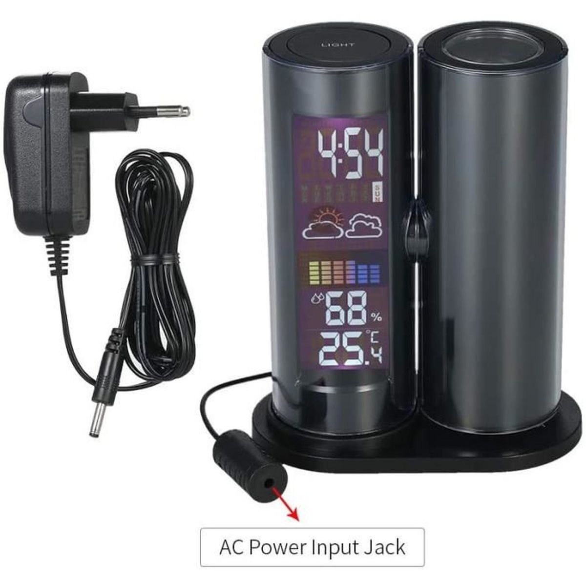 Réveil avec Projection sur Le Plafond, Radio FM & Sleep Timer, 180 ...