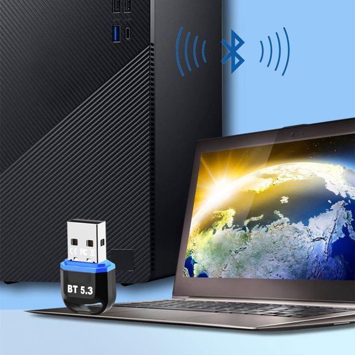 Dongle Bluetooth Usb Clé Usb Adaptateur Bluetooth 5.3 Adaptateur ...