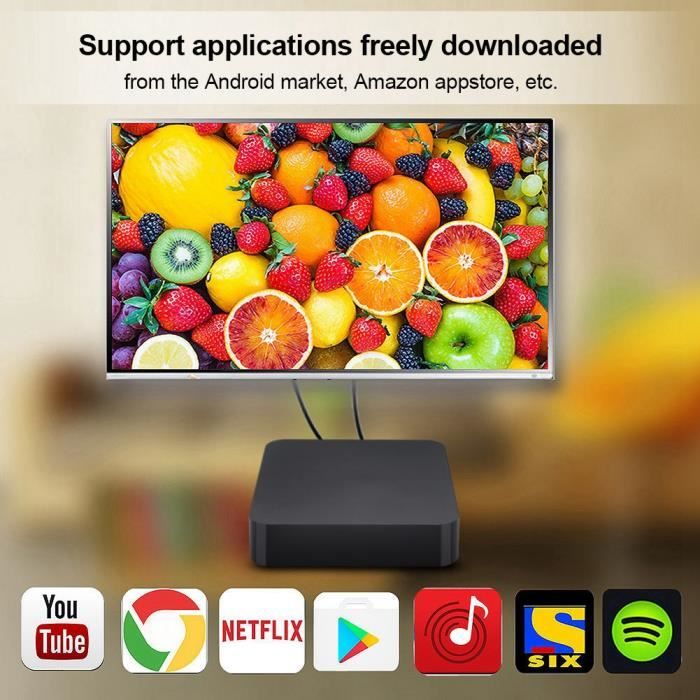 Boîte TV - FDIT - PRO-H3-1 - WIFI - 8G - Multimédia Streaming ...