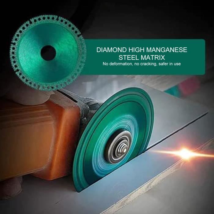 Disque de coupe pour meuleuse d'angle Lame de scie de coupe multifonctionnelle 5 Pièces Lame de ...