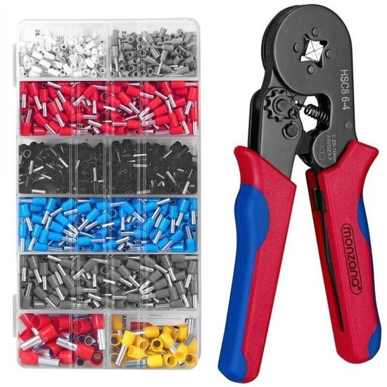 1200pcs pince sertir froid Pour cosses lectriques Style europen couleurs multiples Largeight ...