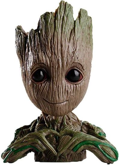 Pot de fleurs Baby Groot, figurine décorative tendance, pour bureau ou ...