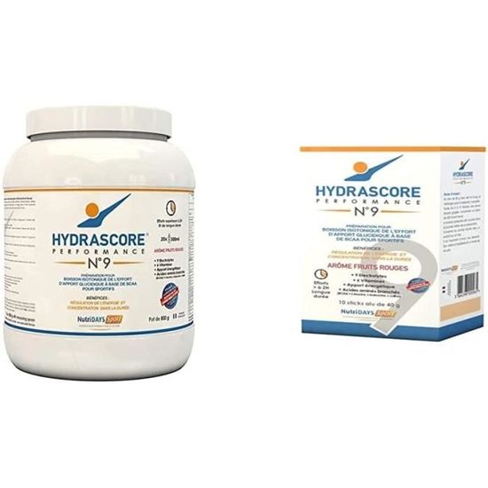 Hydrascore N°9 & Sachet Arôme Fruits Rouges - Cdiscount Sport