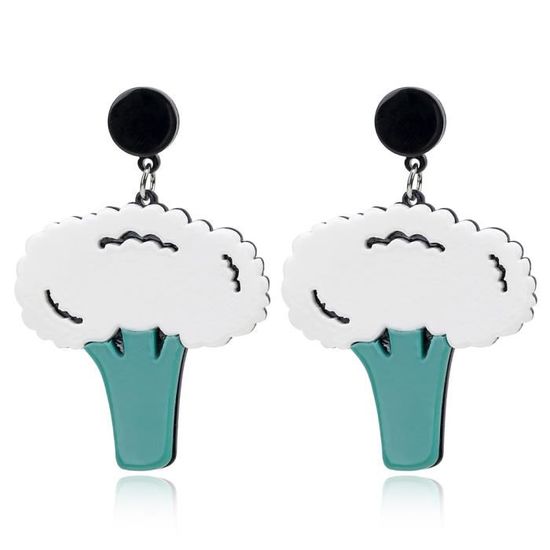 E2 - Grandes Boucles D'oreilles En Acrylique Pour Femme, Bijoux ...