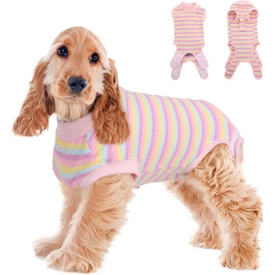 Collerette Pour Chien - Body Post Operatoire Onesies Combinaison ...