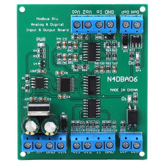 Duokon module N4DBA06 Module analogique-numérique RS485 Convertisseur ADC DAC 8 canaux N4DBA06 ...
