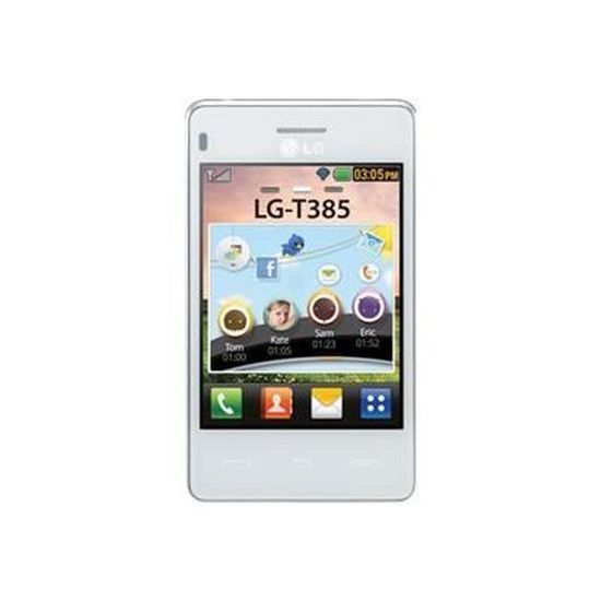 LG T385 white - Cdiscount Téléphonie