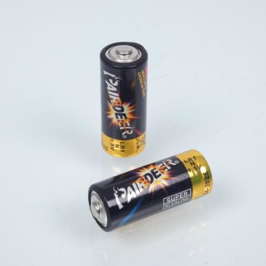 Pile alcaline LR1 N 1.5V Pairdeer pour électronique moto auto jouet par ...