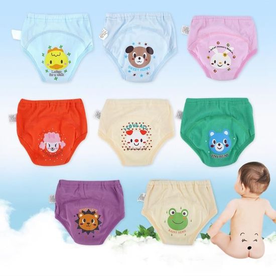 Couches imperméables en tissu pour bébé - SALALIS - Bloomers - Blanc ...