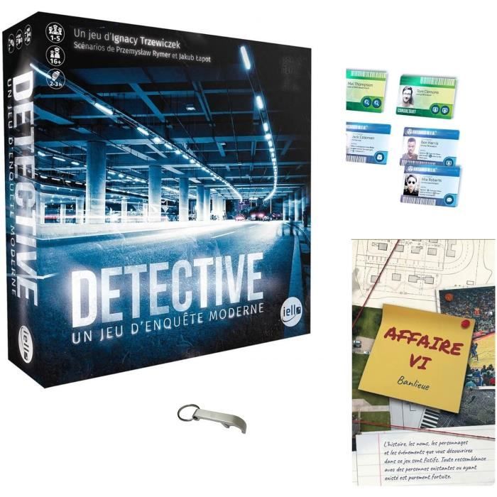 Lot Jeux Français Détective + Affaire 6 Banlieue + 6 Cartes Personnages ...