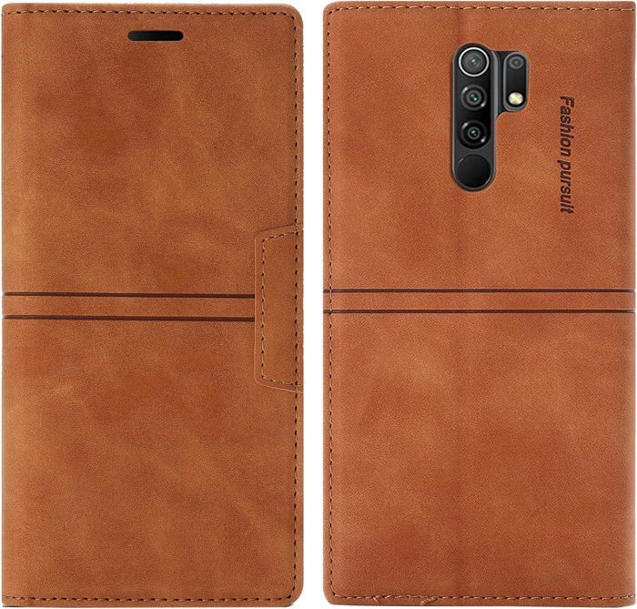 Coque Xiaomi Redmi 9, Etui Portefeuille [Magnétique] TPU Antichoc en ...