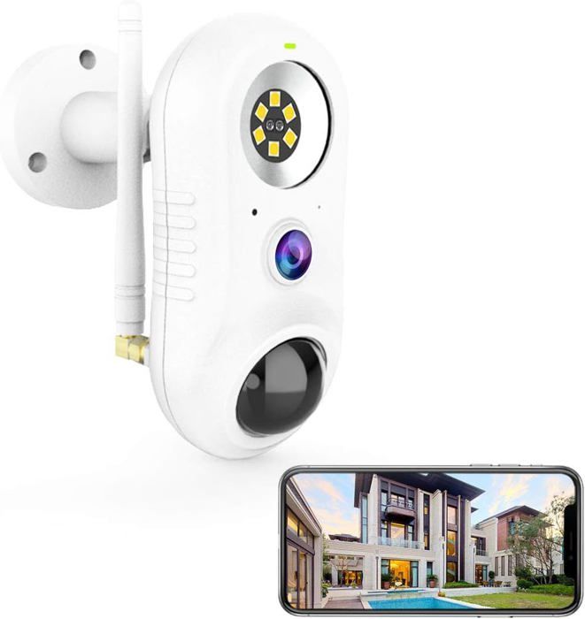 Camera Surveillance WiFi Exterieure 1080P IP66 Etanche WiFi Camera IP ...