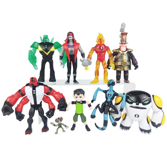 Figurines 9 pièces basées sur les figurines d'action Ben 10 Ben ...