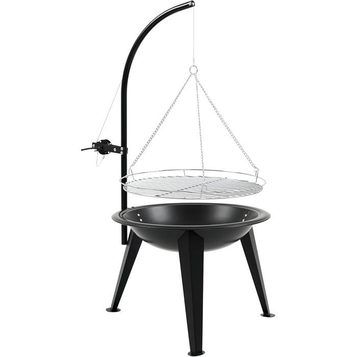 BBQ Toro pivotant Barbecue Ø 55 cm Barbecue au charbon de bois avec ...
