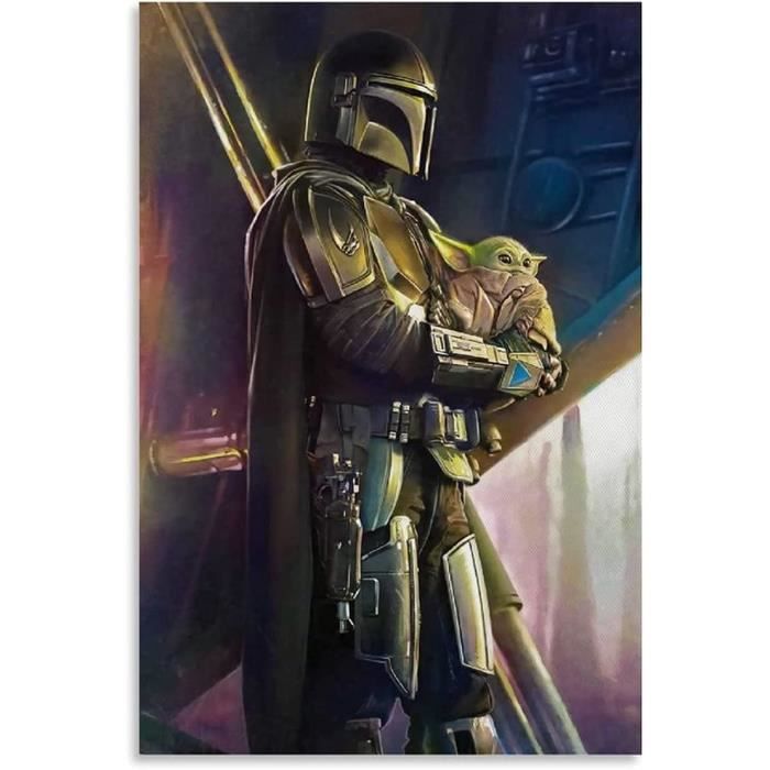 Kit De Broderie Diamant 5D Par Numéro Affiche De Film The Mandalorian ...