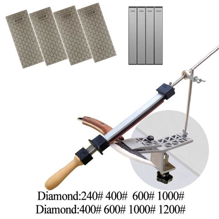 Affûteur de couteaux - Big Diamond - Ensemble en alliage d'aluminium - Système de meulage ...