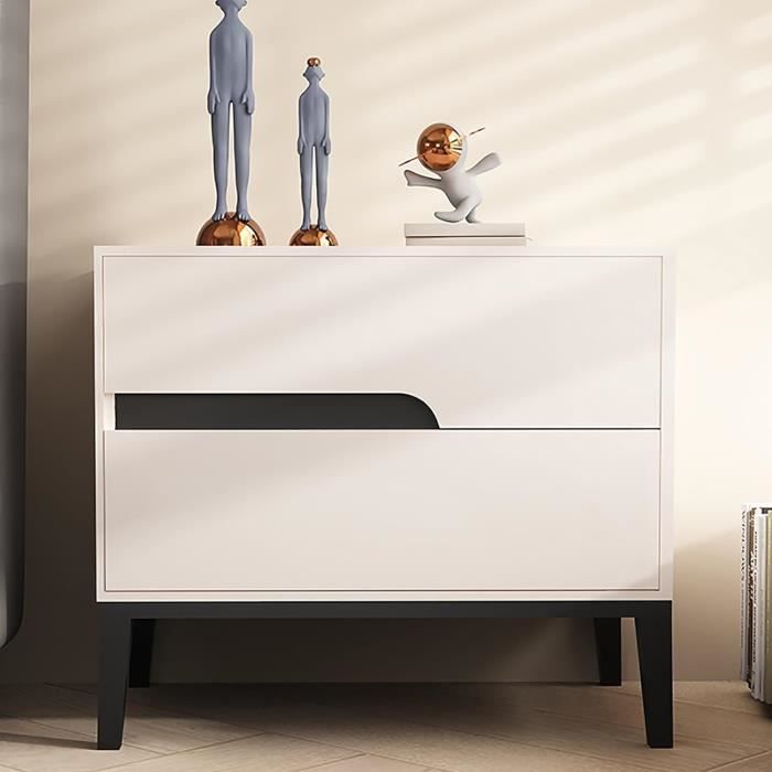 Table de Chevet Moderne Simple en Bois Massif Table de Chevet créative ...