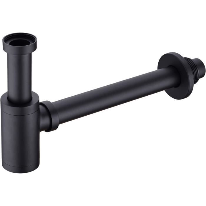 Siphon rond en laiton de 3,8 cm, siphon décoratif réglable pour lavabo ...