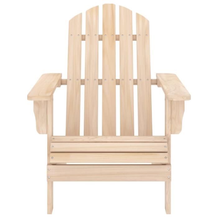 Chaise de jardin Adirondack Bois de sapin massif DIOCHE7842689768603 ...