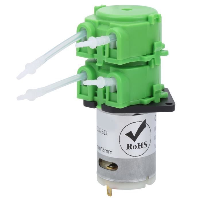 Fdit mini pompe liquide Dosage de la pompe à eau péristaltique à double ...