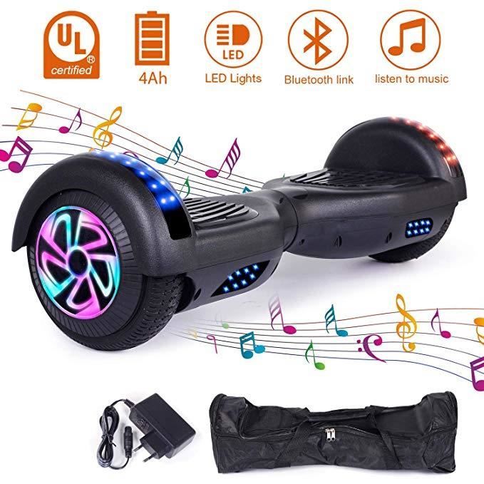 Gyropode Skate électrique 6.5" Smart Hoverboard Self Balancing Scooter ...