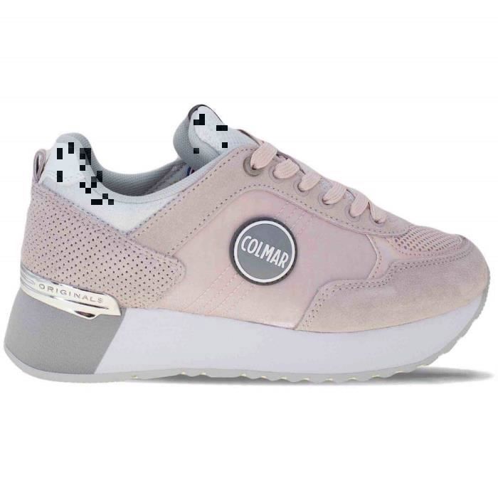 Chaussures de running pour femme Colmar Travis Authentic High - Blanc ...