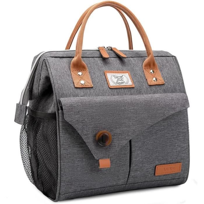 Lepring Sac Isotherme Repas 10L Glaciere Souple Isotherme Étanchéité et ...