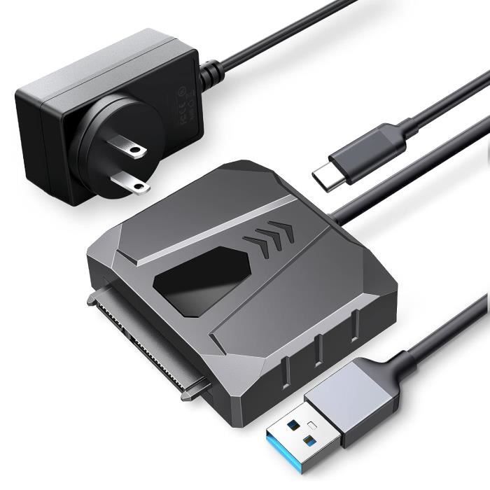 Adaptateur De Câble Sata, Câble Usb 3.0 Vers Sata Iii Pour Disque Dur ...