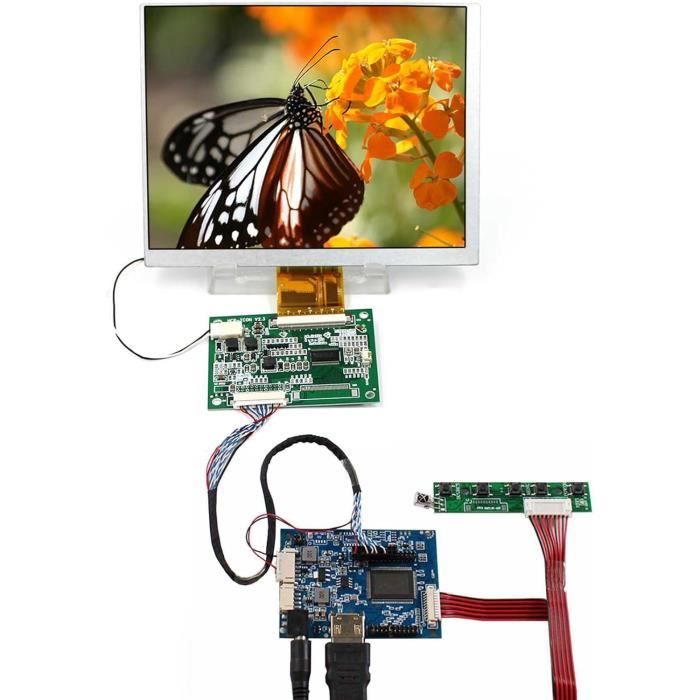 7" Claa070Ma0Acw 800X600 60Pin Ttl Écran Lcd Tft Moniteur Et Carte ...
