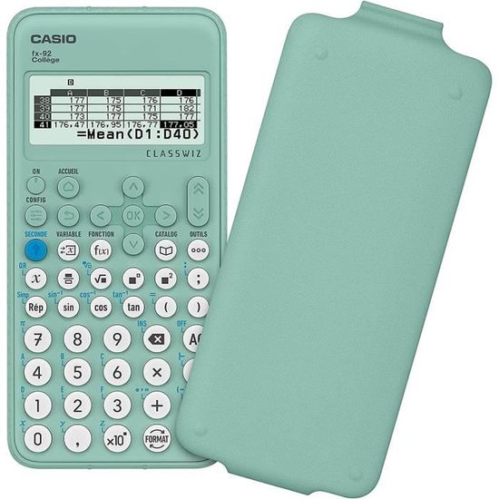 Calculatrice scientifique - CASIO Collège FX-92 - Cdiscount Beaux-Arts ...