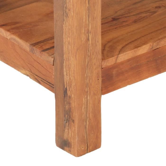 FAS(288098)Table console 86x30x76 cm Bois de récupération massif ...