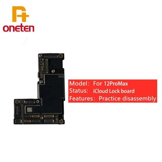 12h 128G-Carte mère iCloud Locked ID pour iPhone 12, 12PM, 12P Mini, 64G, 128G, Version R2 ...