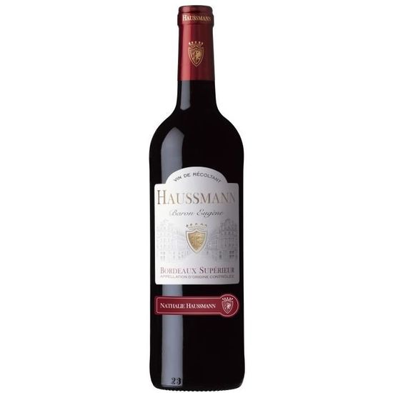 Haussmann Baron Eugène Bordeaux Supérieur - Vin rouge de Bordeaux - La ...