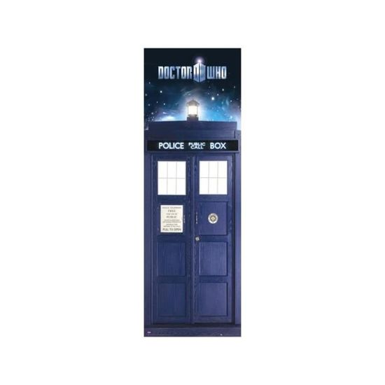 Affiche Doctor Who Tardis porte - Cdiscount Maison