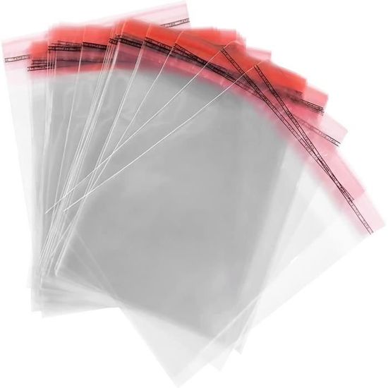 OliveBird 500 Sachet Plastique Transparent 30 Microns Peel Seal 10 x 15 ...