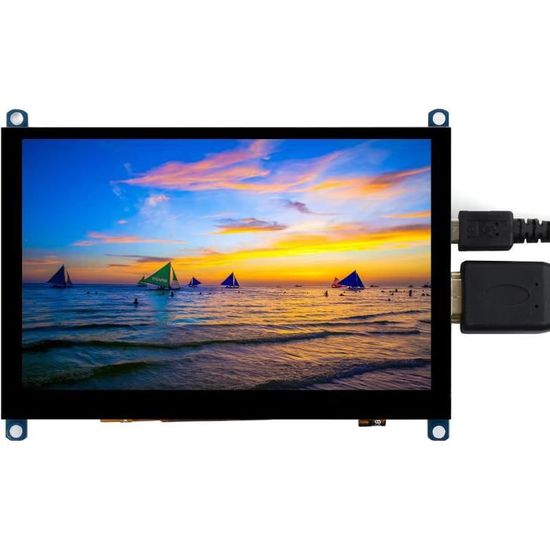 Écran tactile 5 pouces - WAVESHARE - LCD - 800x480 - HDMI - Tactile ...