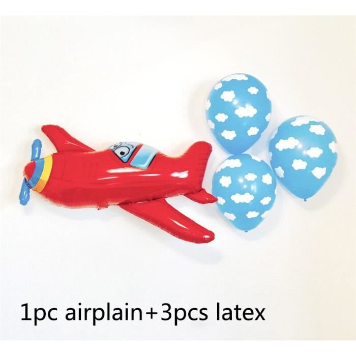 Ballons de nuages bleus et blancs 12 pouces, grand avion, décor de ...