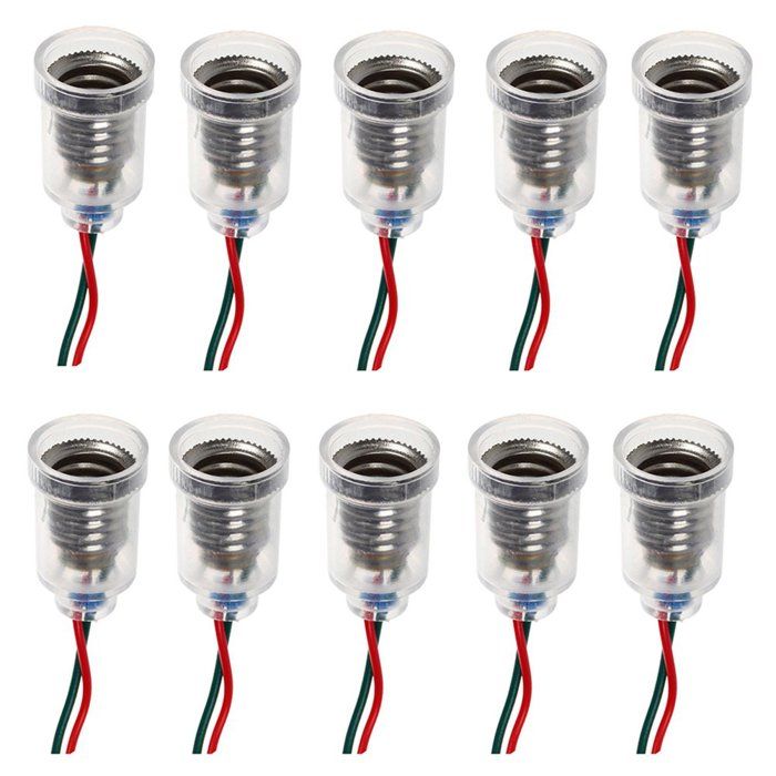 Lot de 10 douilles de lampe E10 à vis pour LED, petites ampoules ...