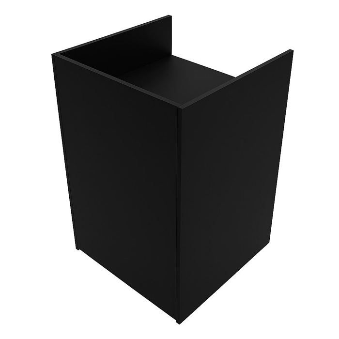 Comptoir de Vente Pour Caisse en MDF Noir TB60 Meuble de Commerce ...