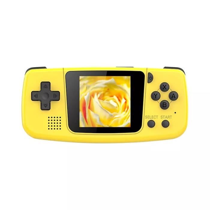 Jaune 32 Go - Mini Console Q36 avec écran Ips de 1.5 pouces, jeux de poche, porte-clés, cadeau ...