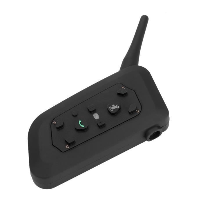 Interphone De Moto V6-1200 Casque De Moto Sans Fil Bluetooth Interphone ...