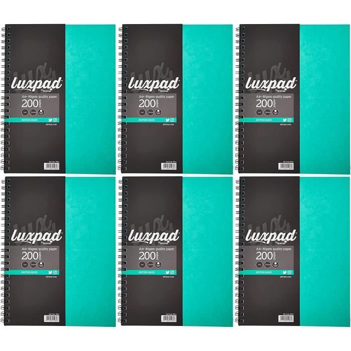 Réf SPA4 Cahier Couverture rigide Reliure intégrale Ligné et perforé ...